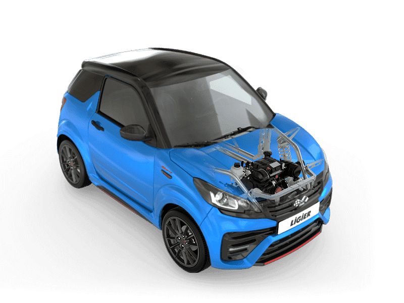 Ligier JS50 | Sportmopedbil med attityd. Frihet från 15 år!