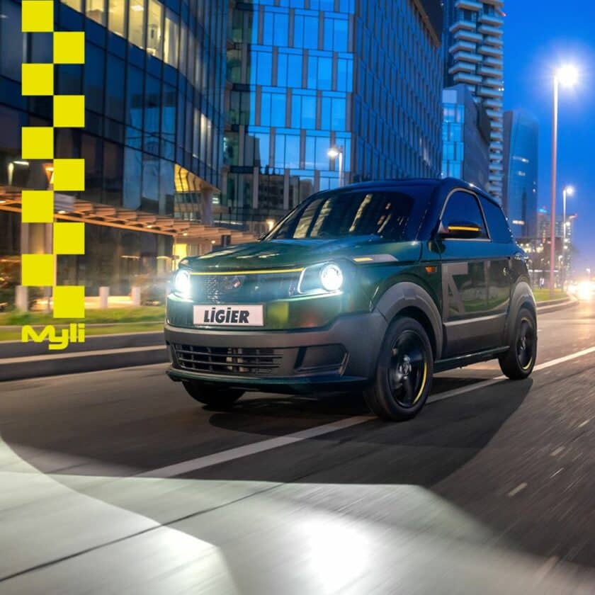 Elektrisk mopedbil från Ligier | Myli